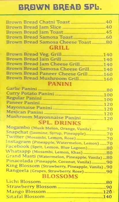 Menu at Balus Classic Fast Food, Mumbai, Shop No. 6