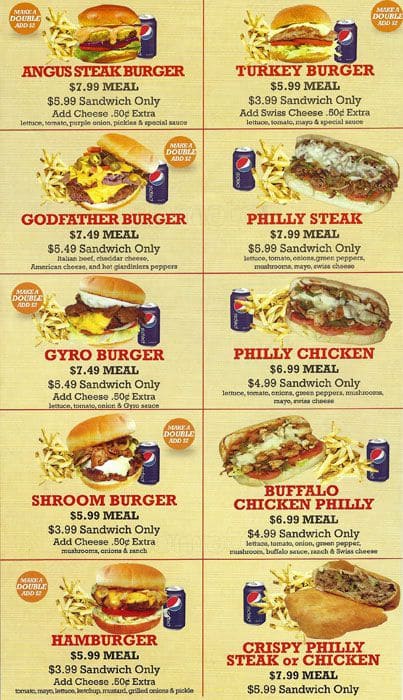 Menu at Jimmy Jamm Sweet Potato Pies cafe, Chicago