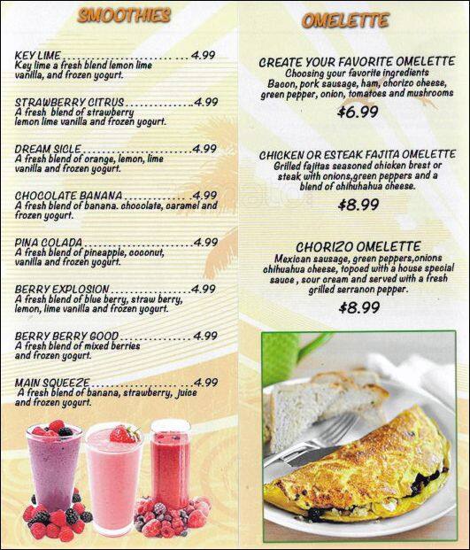 Menu at La Cocina Jalisciense restaurant, Evergreen Park, 95th St