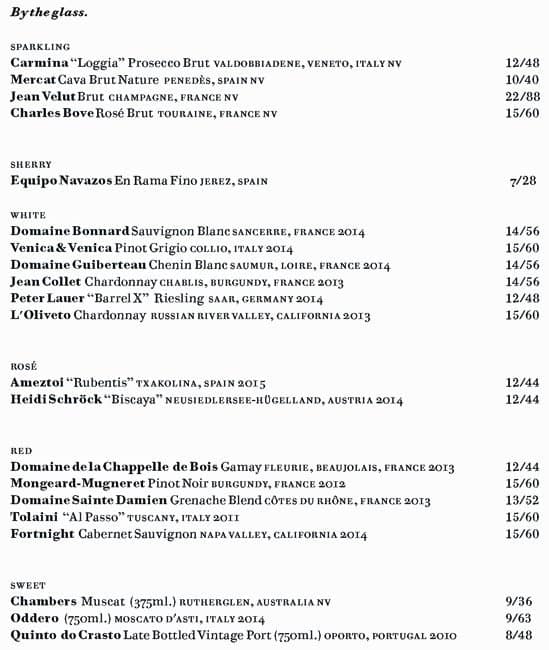 Menu at Josephine House pub & bar, Austin