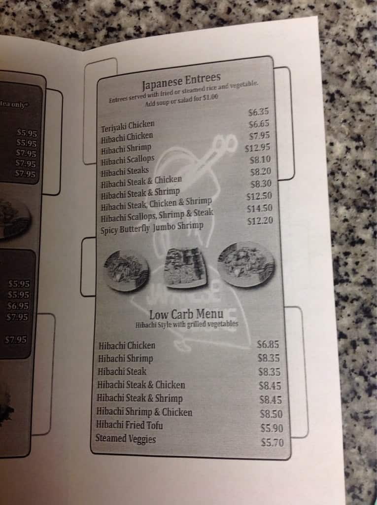 Menu at My Kitchen restaurant, Duncan, b E Main St