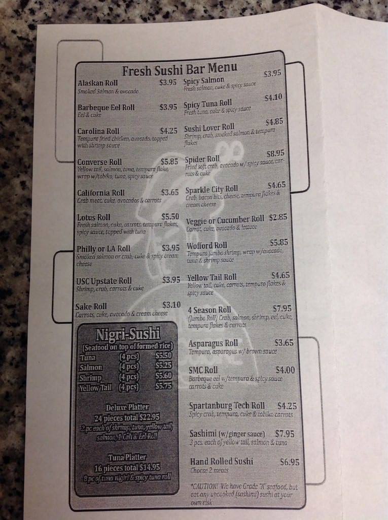 Menu at My Kitchen restaurant, Duncan, b E Main St