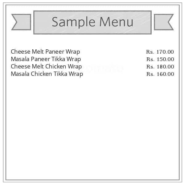 Menu of Faasos - Wraps & Rolls, Sola, Ahmedabad