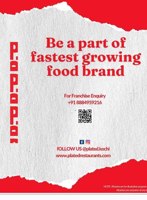 Menu of Plated, Edappally, Kochi