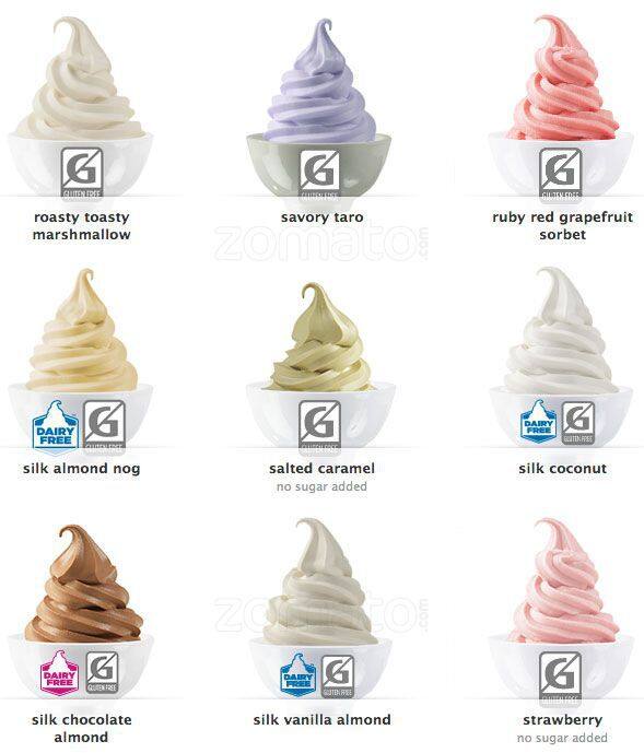 Menu at TCBY desserts, Seattle, 5th Ave Ste 201