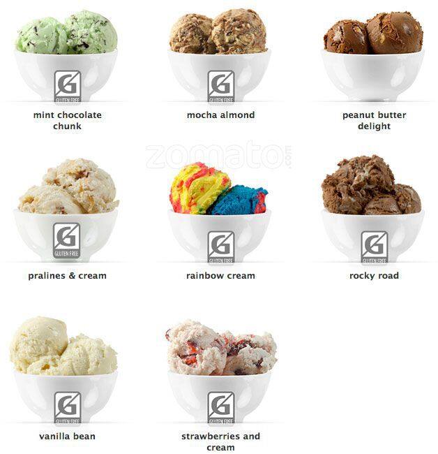 Menu at TCBY desserts, Seattle, 5th Ave Ste 201