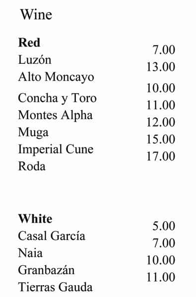 Menu at The Wild Detectives pub & bar, Dallas, 314 W Eighth St