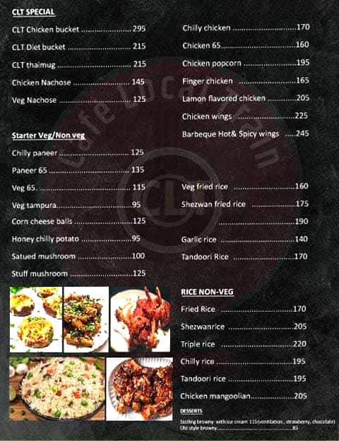 Menu of Cafe Local Train, Baner, Pune