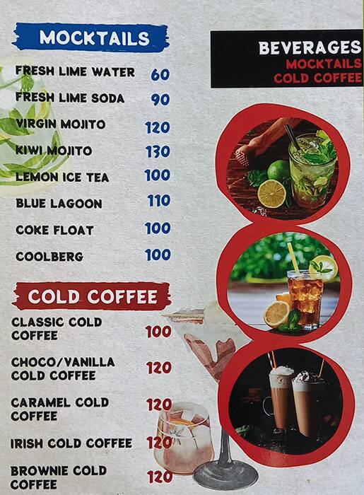Menu at Ramaji's Food Plaza, Nagpur