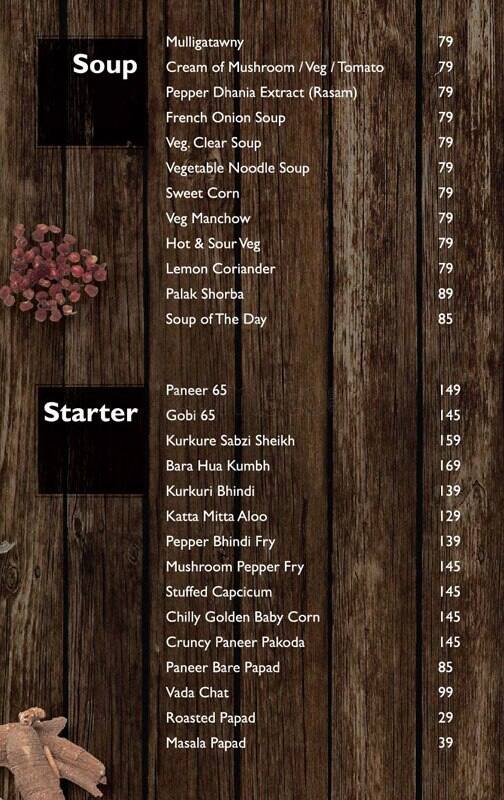 Menu at Paratha Parivar, Chennai, F-Block 19