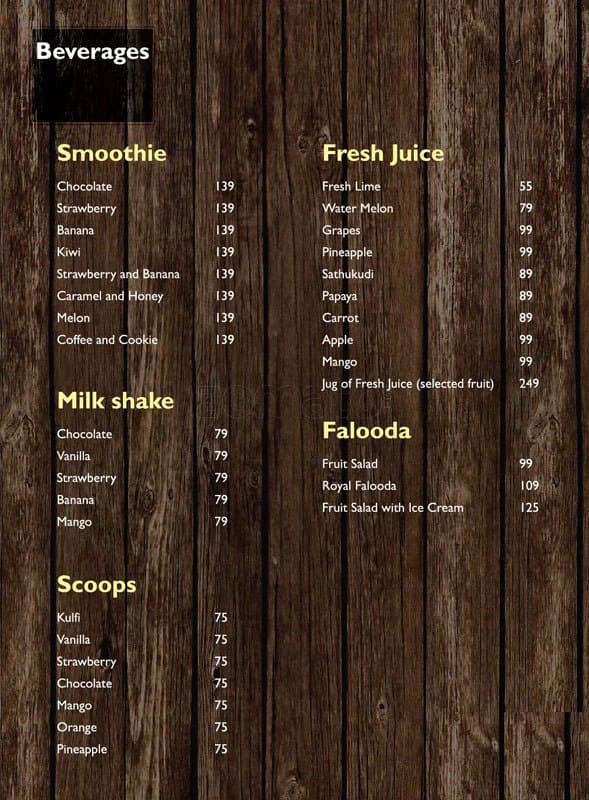 Menu at Paratha Parivar, Chennai, F-Block 19