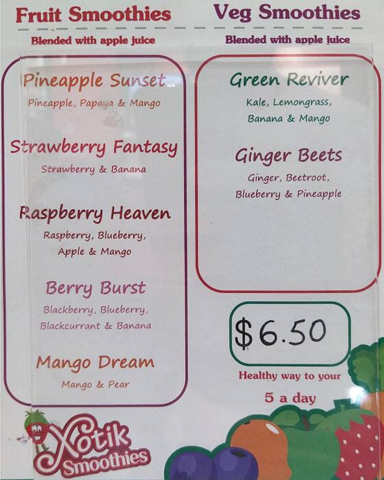 Menu at Cafe Verdi, Wheelers Hill