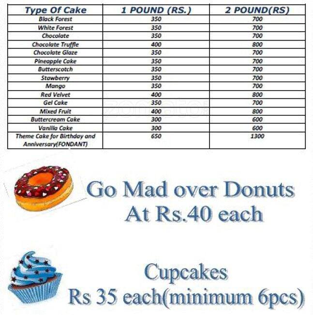 Neha's Bakery Menu, Menu for Neha's Bakery, Hadapsar, Pune - Zomato