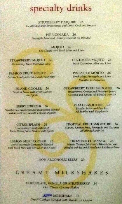 The Cheesecake Factory a Doha: Foto del Menu con Prezzi - Zomato Qatar