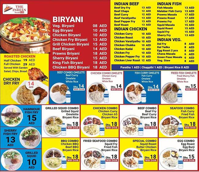 Menu at Healthy Food Hub Restaurant, Dubai