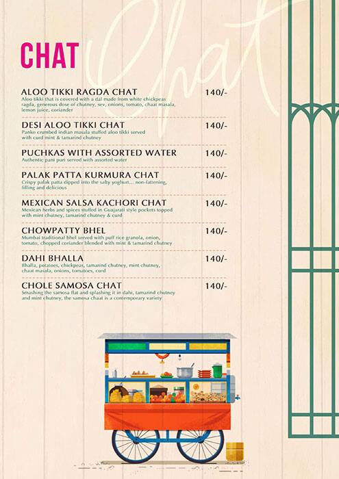 Menu of The Pink Door, Chandkheda, Ahmedabad