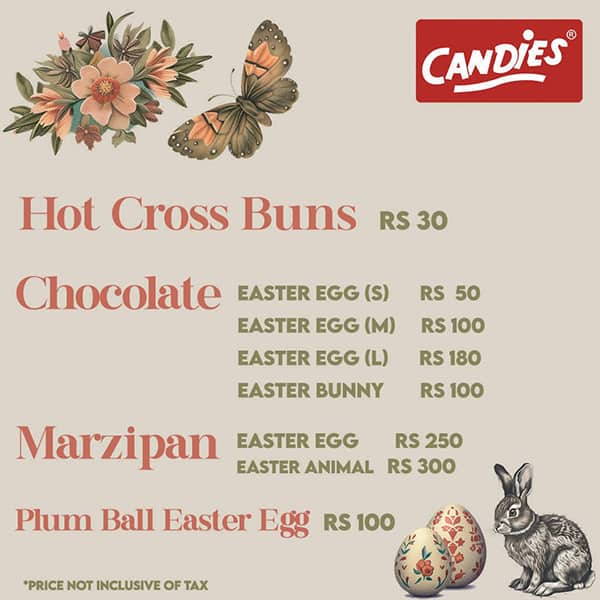 Menu of Candies, Pali Hill, Bandra West, Mumbai