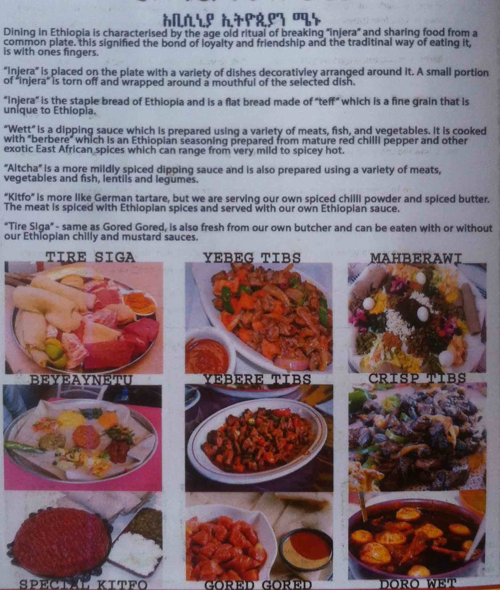 Menu at Alpine Restaurant, Randburg