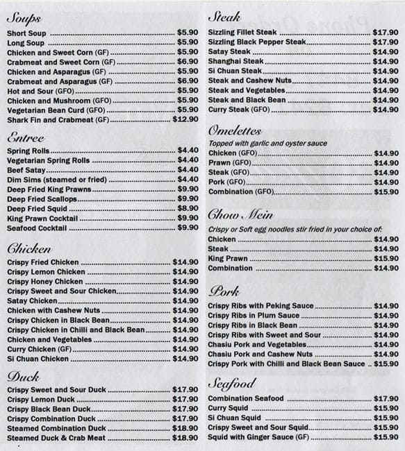 Vietnam Restaurant Menu, Menu for Vietnam Restaurant, Pennington ...