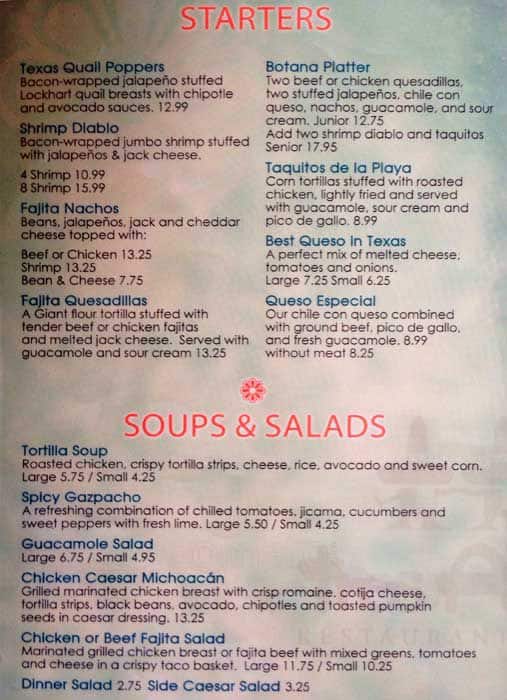 Tres Amigos Menu, Menu for Tres Amigos, Windsor Park, Austin ...