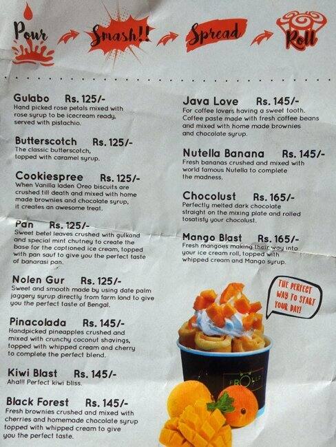 TRO - The Rollover Menu, Menu for TRO - The Rollover, Park Street Area, Kolkata - Zomato