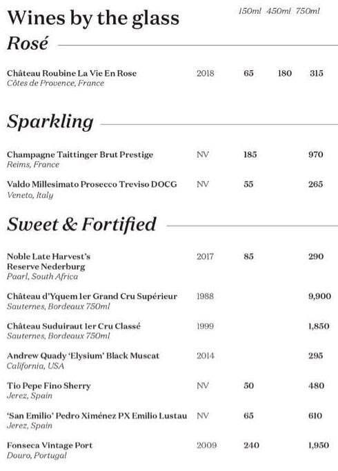 Menu at Prime68 Steakhouse, Dubai