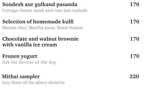 Menu at Bayleaf Restaurant & Bar, Bengaluru, Shop No. 1