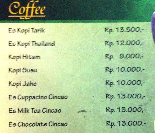 Menu at Pan & Co Summarecon Mall Serpong restaurant, Tangerang, QJ6H+4FQ