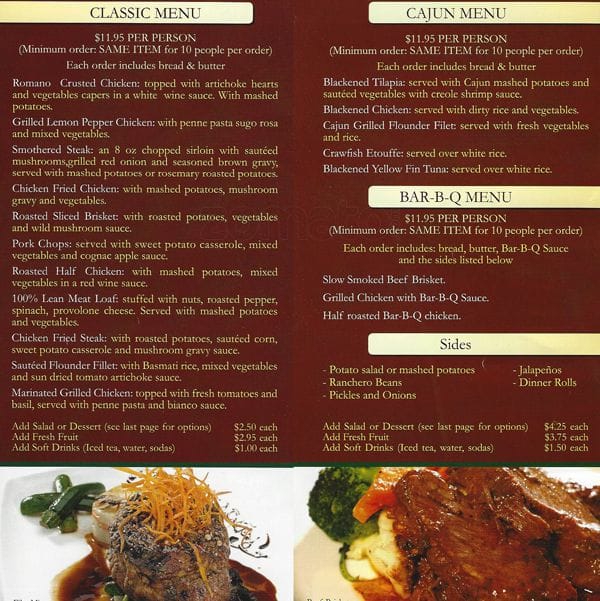 Menu at Post Oak Grill restaurant, Houston, CenterPoint Energy 1111 ...