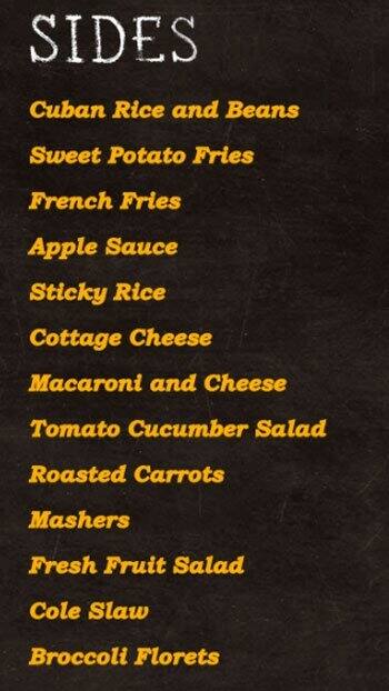 Menu at Rusty Bucket Restaurant and Tavern, Charlotte