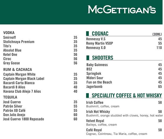 Menu at Dusit Gourmet cafe, Abu Dhabi