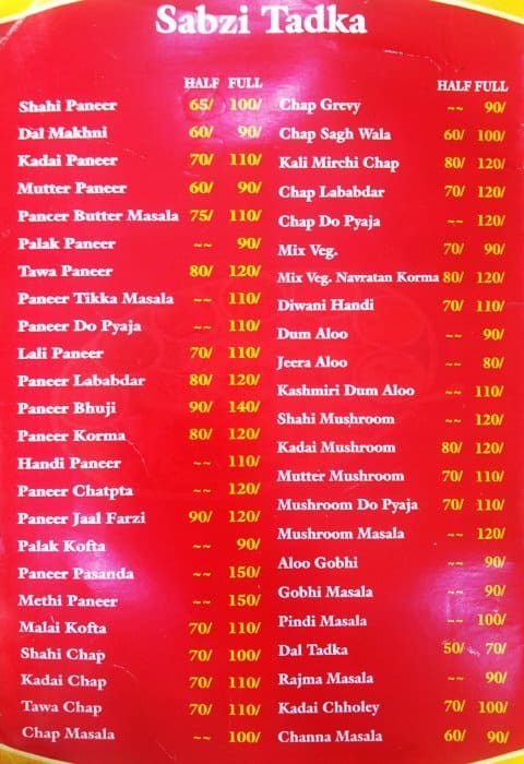 The Food Express Menu, Menu for The Food Express, Nangloi, New Delhi ...