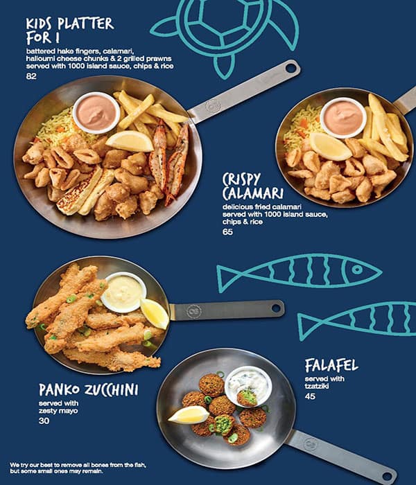 Menu at Ocean Basket Windmill Casino restaurant, Bloemfontein, Shop No 10