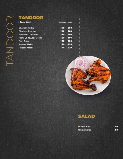 Menu at Hatari Since 1966, Kolkata