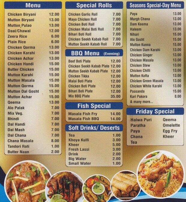 Seasons Restaurant a Dubai: Foto del Menu con Prezzi - Zomato