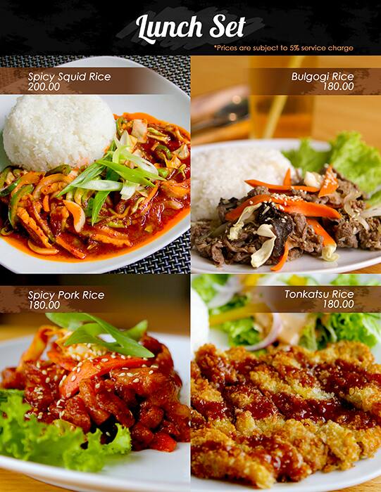 Menu at Leann's Teahouse restaurant, Quezon City