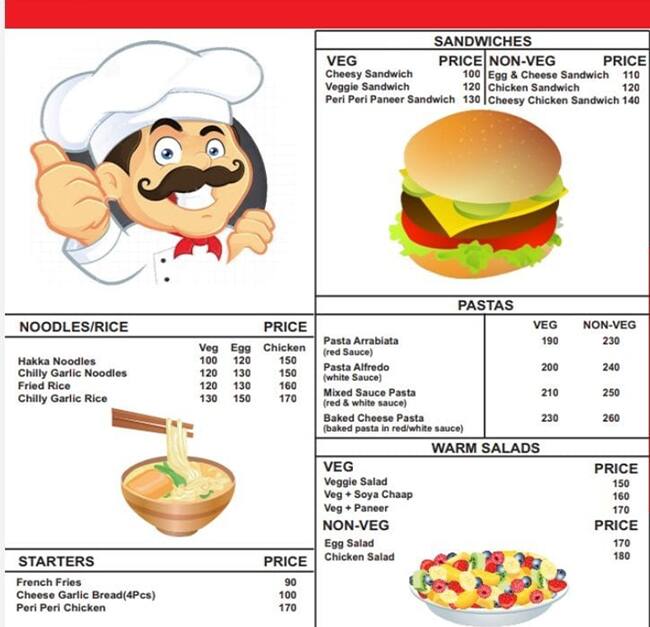 Menu of Kababi Kitchen, DLF Phase 3, Gurgaon