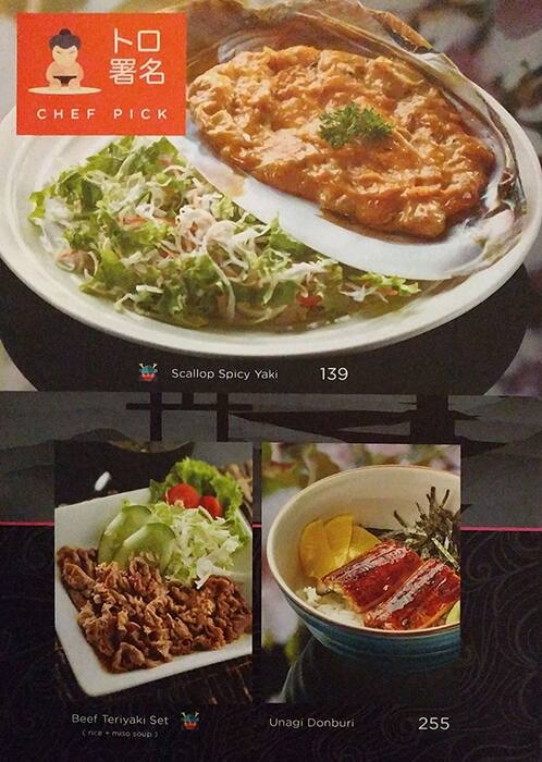 Menu at Toro Sushi & Ramen restaurant, South Jakarta, City Plaza Suite ...