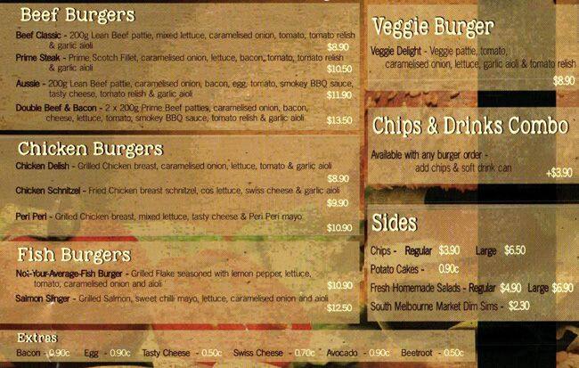 Cookhouse Menu, Menu for Cookhouse, Pascoe Vale, Melbourne - Urbanspoon ...