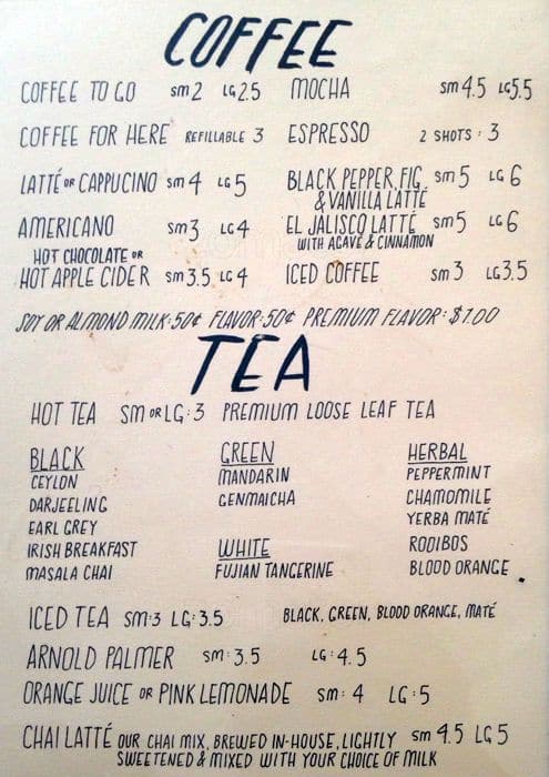 Cafe Mustache Menu, Menu for Cafe Mustache, Logan Square, Chicago ...