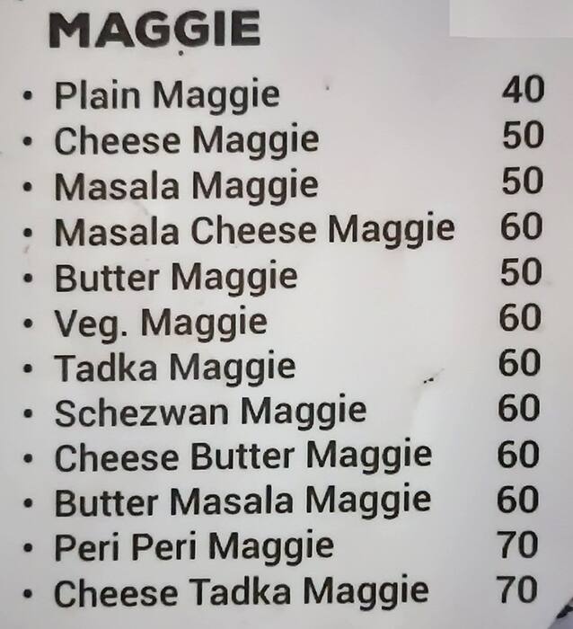 Menu at BIGG BOSS CAFE AND BISTRO, Nashik
