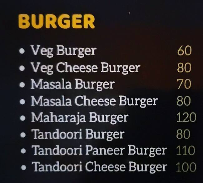 Menu at BIGG BOSS CAFE AND BISTRO, Nashik