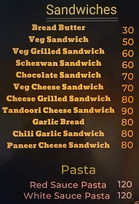 Menu at BIGG BOSS CAFE AND BISTRO, Nashik