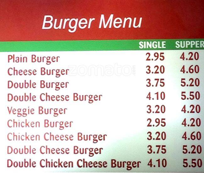 Menu at Pizza Crolla pizzeria, Glasgow, 99 Hope St