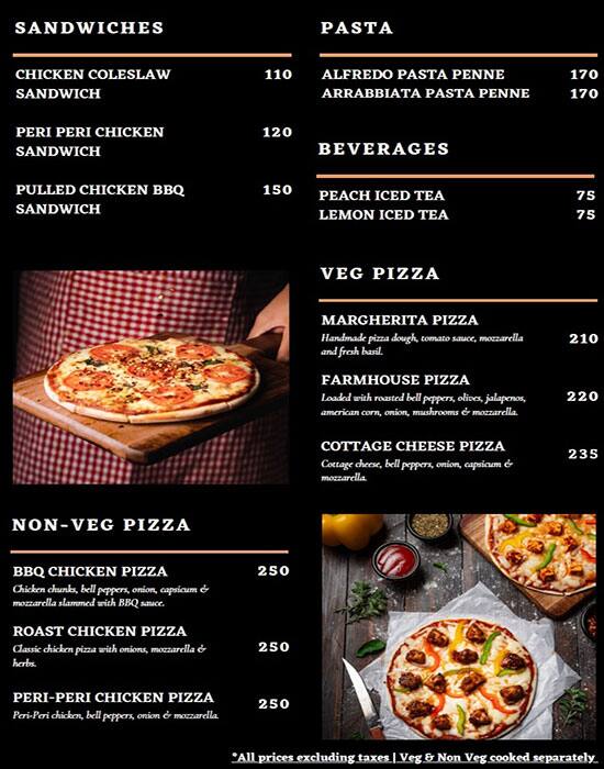 Menu at The Sobo Kitchen, Mumbai, Outhouse No 4