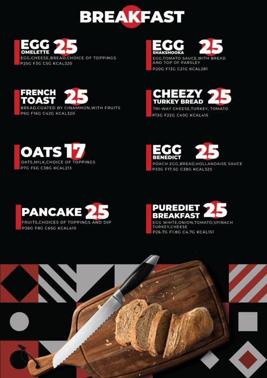 Menu of PURE by Diet House, Al Nahyan, Abu Dhabi