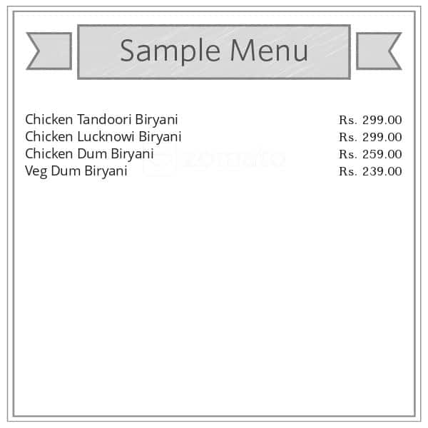 Menu of Masaledar Biryani, Lohegaon, Pune