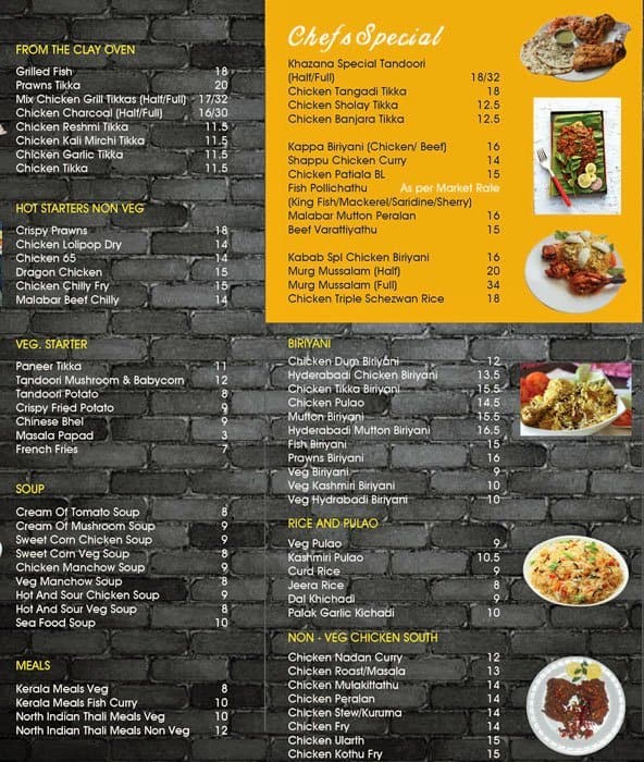 Kabab Cochin Menu, Menu for Kabab Cochin, Al Nahda, Sharjah - Zomato