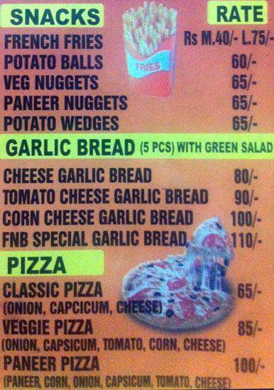 Menu at Fresh N Bite, Sahibzada Ajit Singh Nagar, 30
