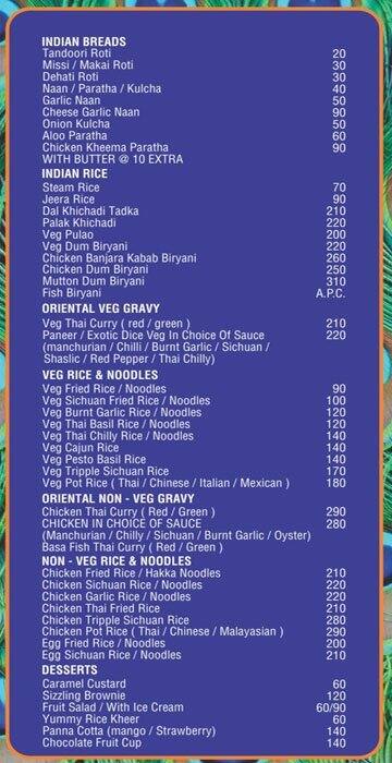 Runway Plaza Menu, Menu for Runway Plaza, Kharghar, Navi Mumbai - Zomato